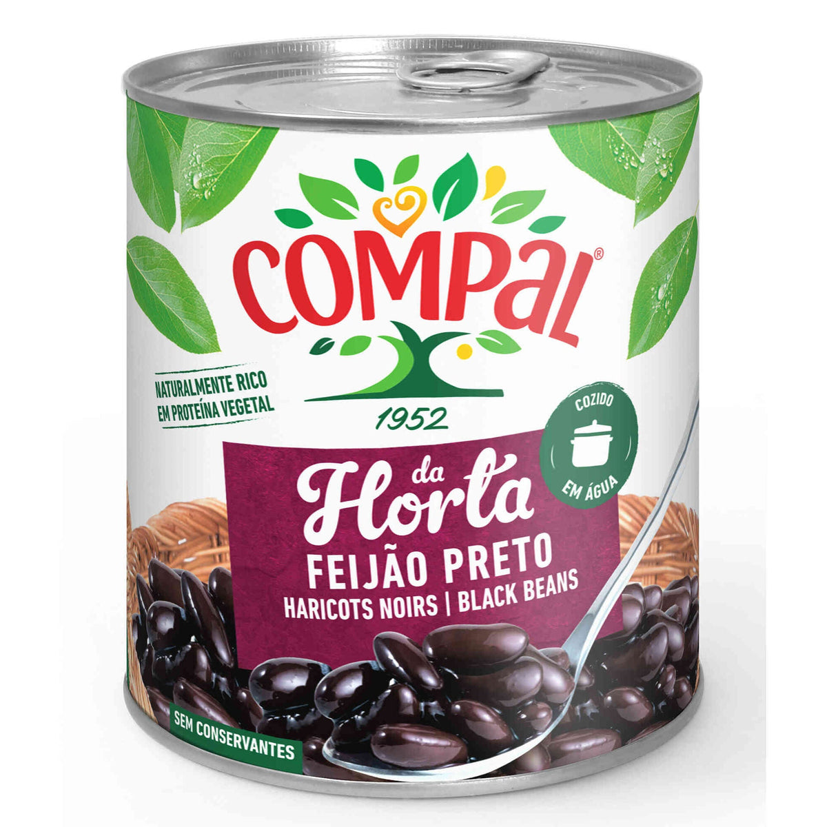 Compal Feijão Preto 845g – Deli Tamariz